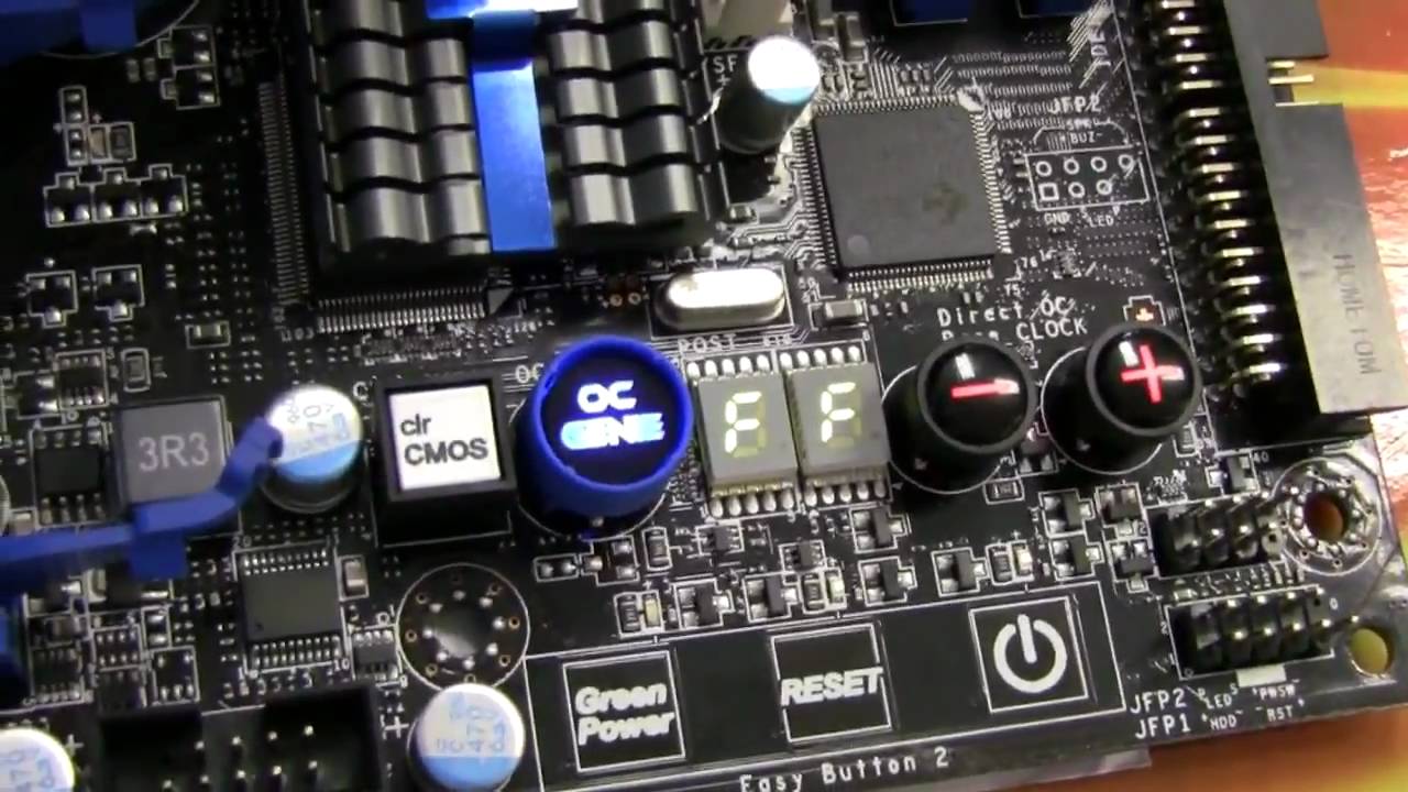 Первое знакомство с материнской платой MSI P55-GD80 - YouTube