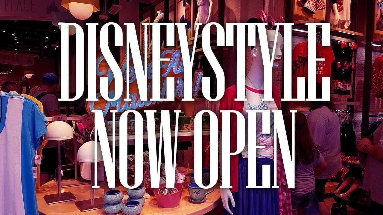 DisneyStyle Store opens in Disney Springs - YouTube
