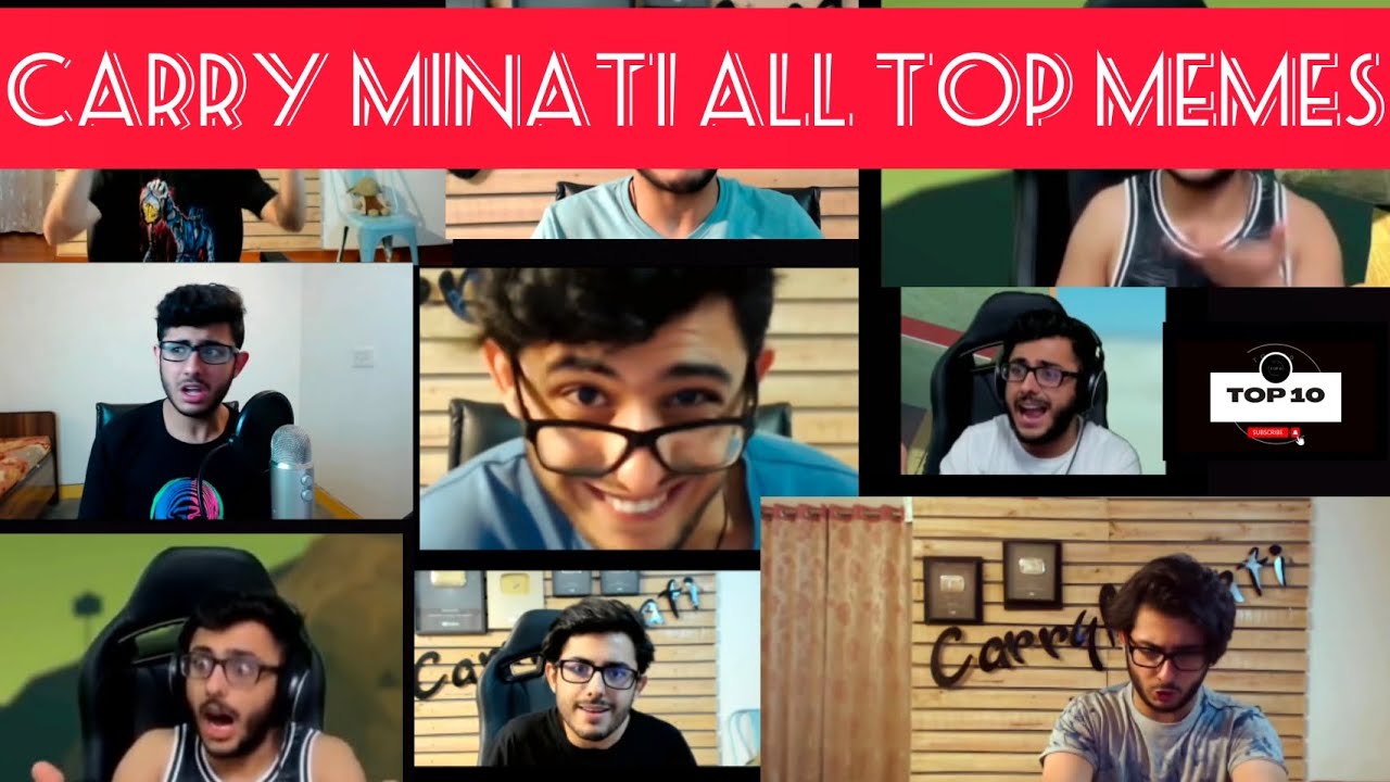 Top Carryminati Memes Use in a video Editing |TOP 10| Like And ...