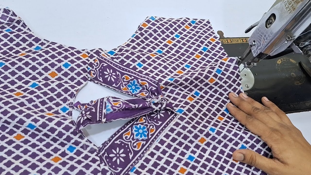 Very Easy and Designer Dress Cutting and Stitching Full Tutorial ...