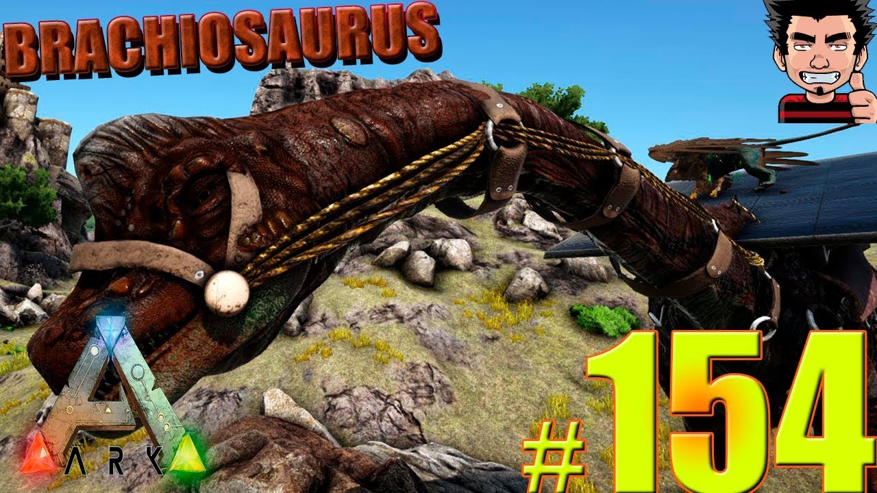 ARK BRACHIOSAURUS CAPTURA DINOSAURIO ARKAEOLOGY DOMESTICADO SURVIVAL ...