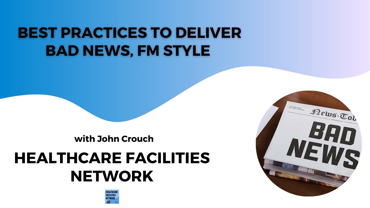 Best practices to deliver bad news, FM style - YouTube
