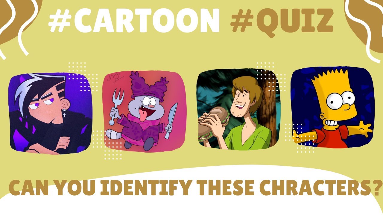 CARTOON QUIZ: How Many Characters Can You Identify? | Fun Quiz | Easy ...