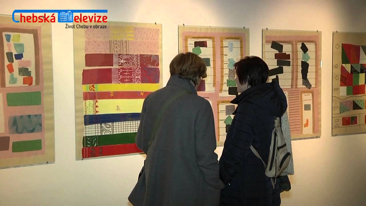 Vernisáže v GAVU Cheb (Chebská televize) - YouTube