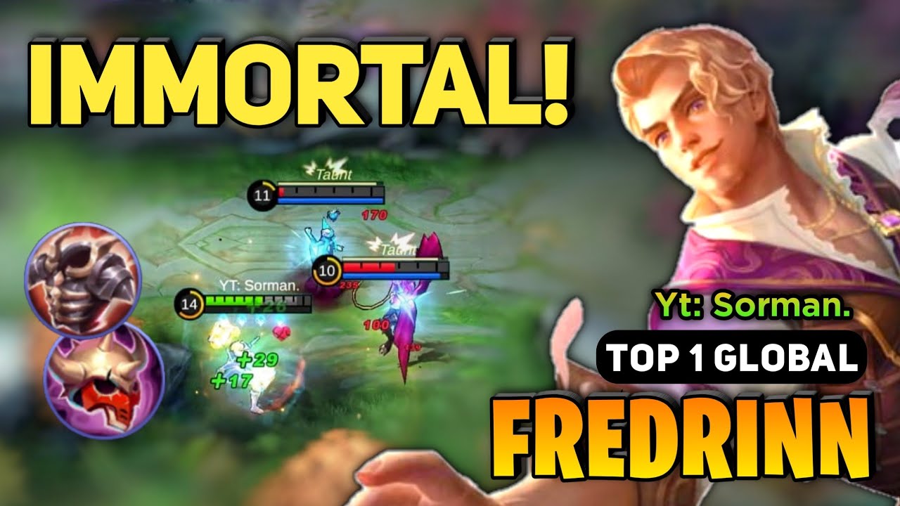 NEW KING! Fredrinn Best Build 2023 [ Fredrinn Top 1 Global Gameplay ...