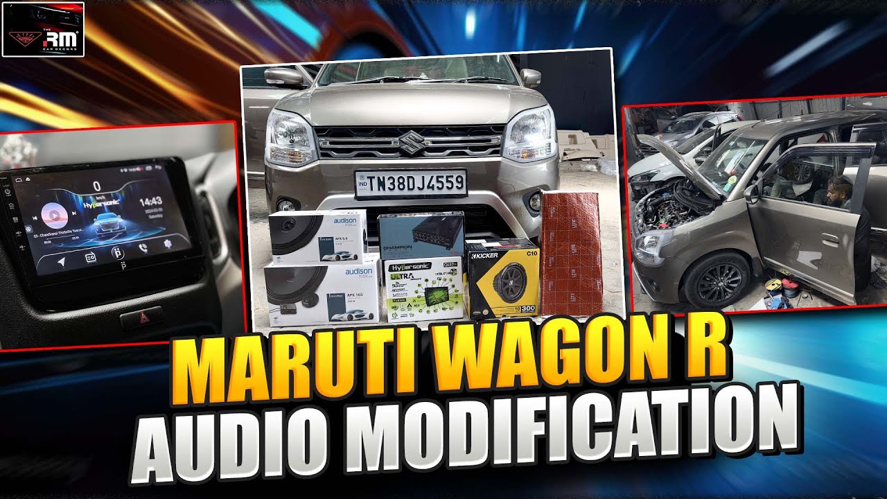 WAGON R audio setup with hypersonic ultra system with placing subwoofer ...