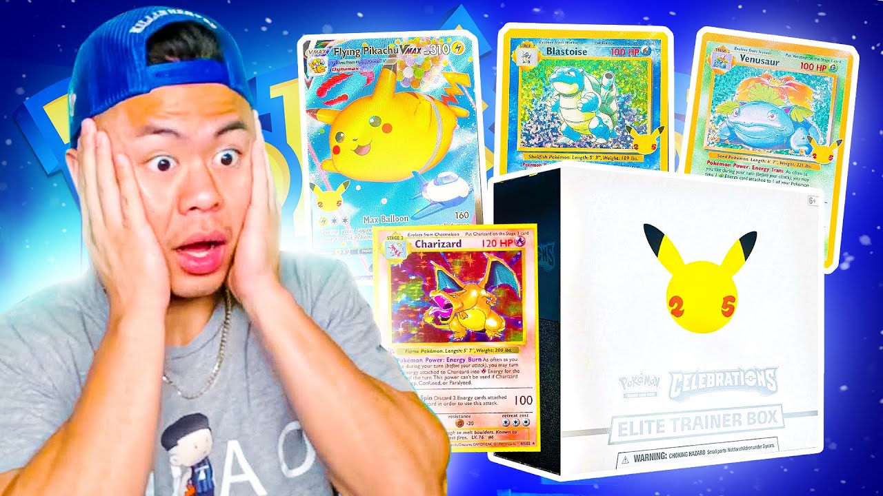 BEST POKEMON BOX EVER! New Pokémon Celebrations Elite Trainer Box ...