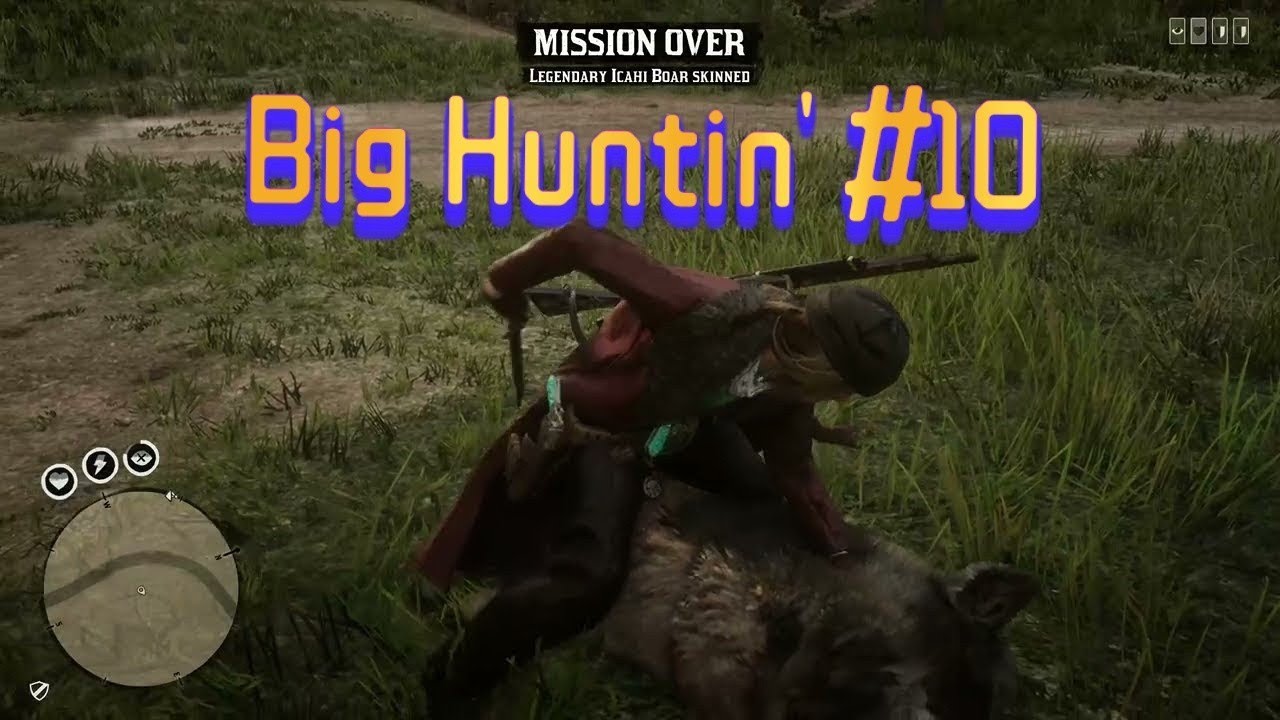 Red Dead Online: Big Huntin' #10 Icahi Boar - YouTube