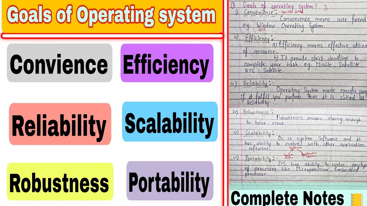 Goals of an operating system ? || Operating system || #operatingsystem ...