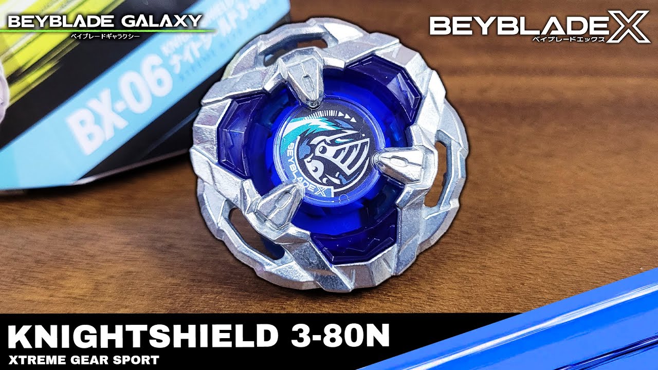 Análise BX-06 KNIGHT SHIELD 3-80N - Beyblade X ベイブレードX - YouTube