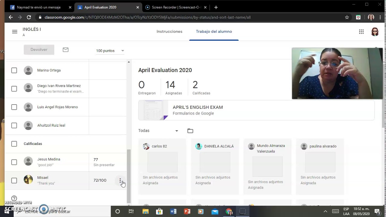 Cómo revisar los resultados del examen y generar calificaciones finales ...