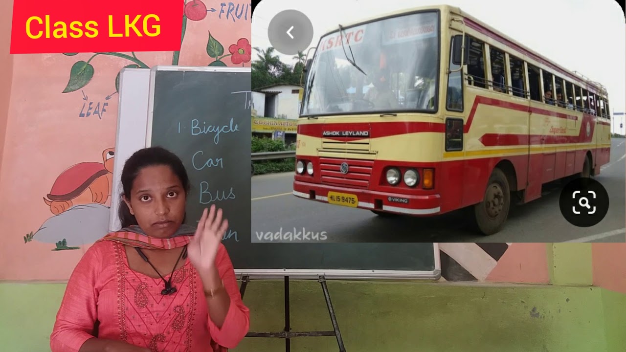 Class LKG : Lesson Transport - YouTube
