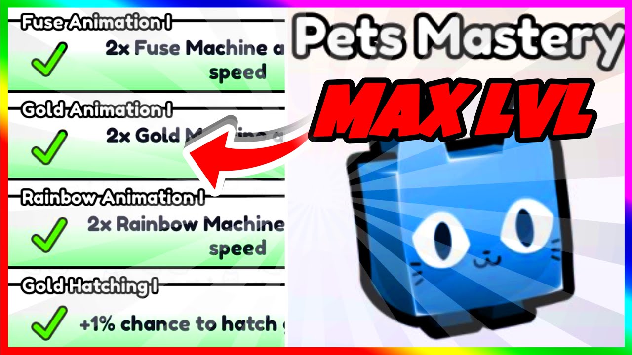 *BEST METHOD* HOW TO GET MAX PET MASTERY IN PET SIM 99! - YouTube