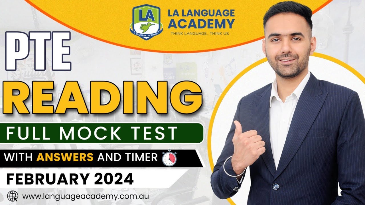 PTE Reading Full Mock Test with Answers | February 2024 | Language ...