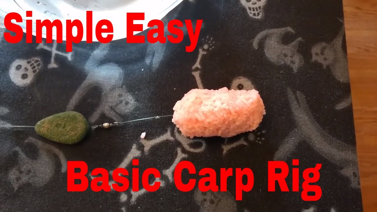 Why I use this simple easy basic carp rig underwater view - YouTube