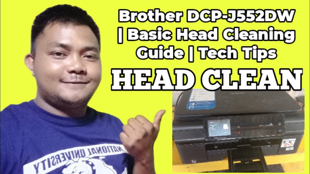Brother DCP-J552DW | Basic Head Cleaning Guide | Tech Tips - YouTube