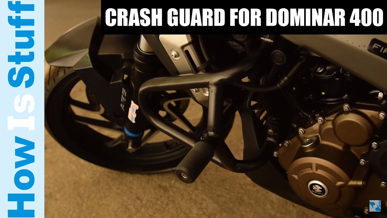 🔥🔥 Review of Crash Guard for Dominar 400 🔥🔥 - YouTube