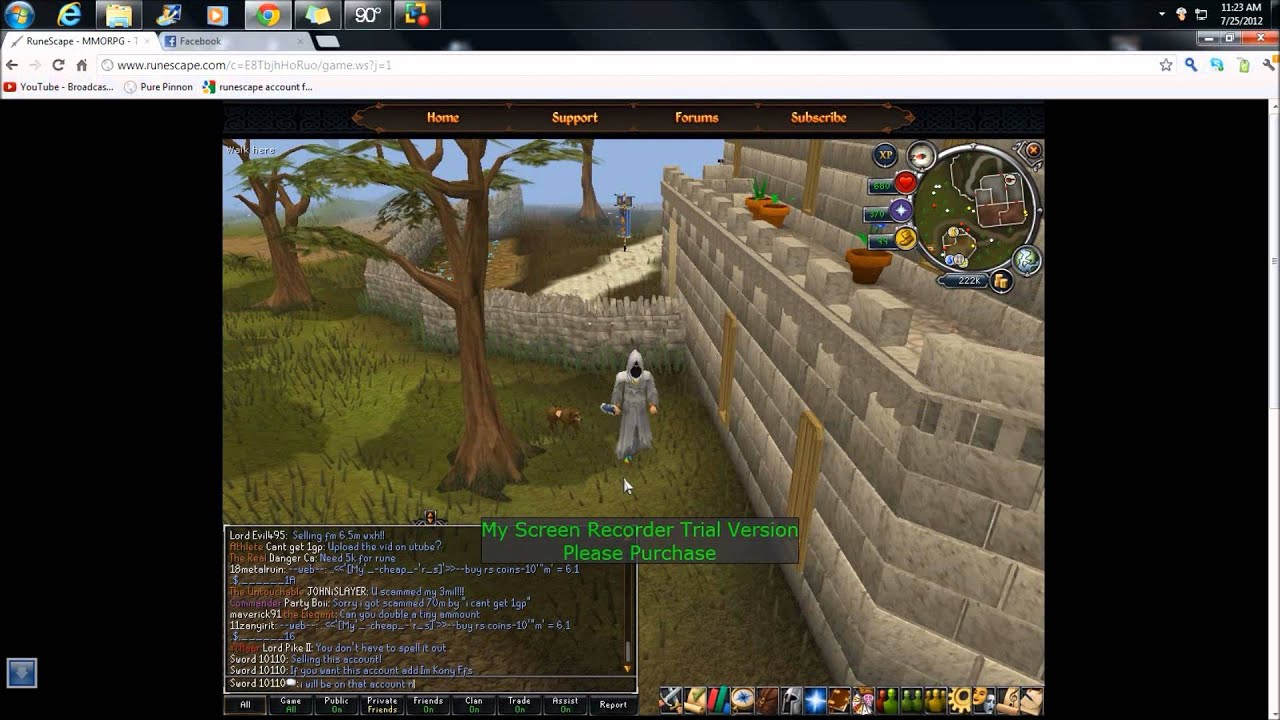 Selling Runescape Account - YouTube