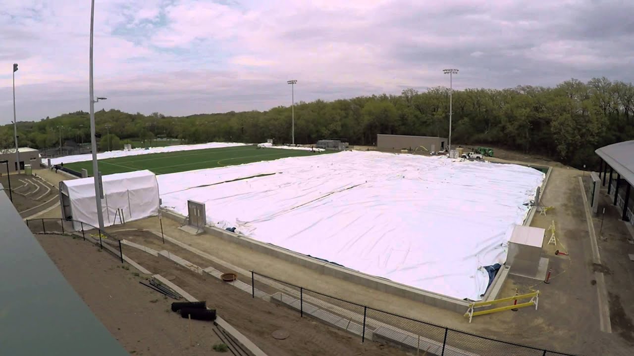 Braemar Field Dome Removal Timelapse - YouTube