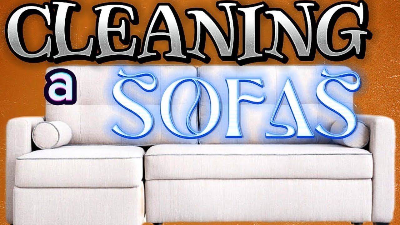 Dry cleaning of sofas with the best technologies - YouTube