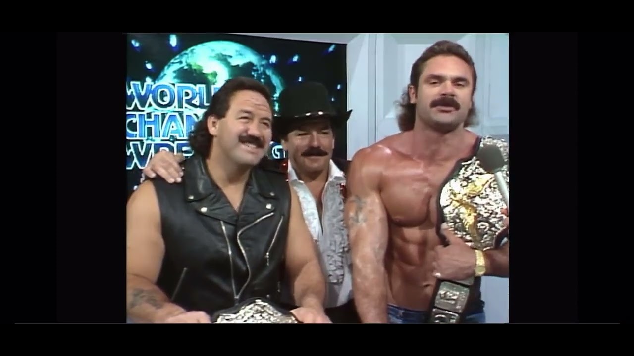 NWA World Tag Team Champions Ragin’ Bull and Rick Rude on World ...