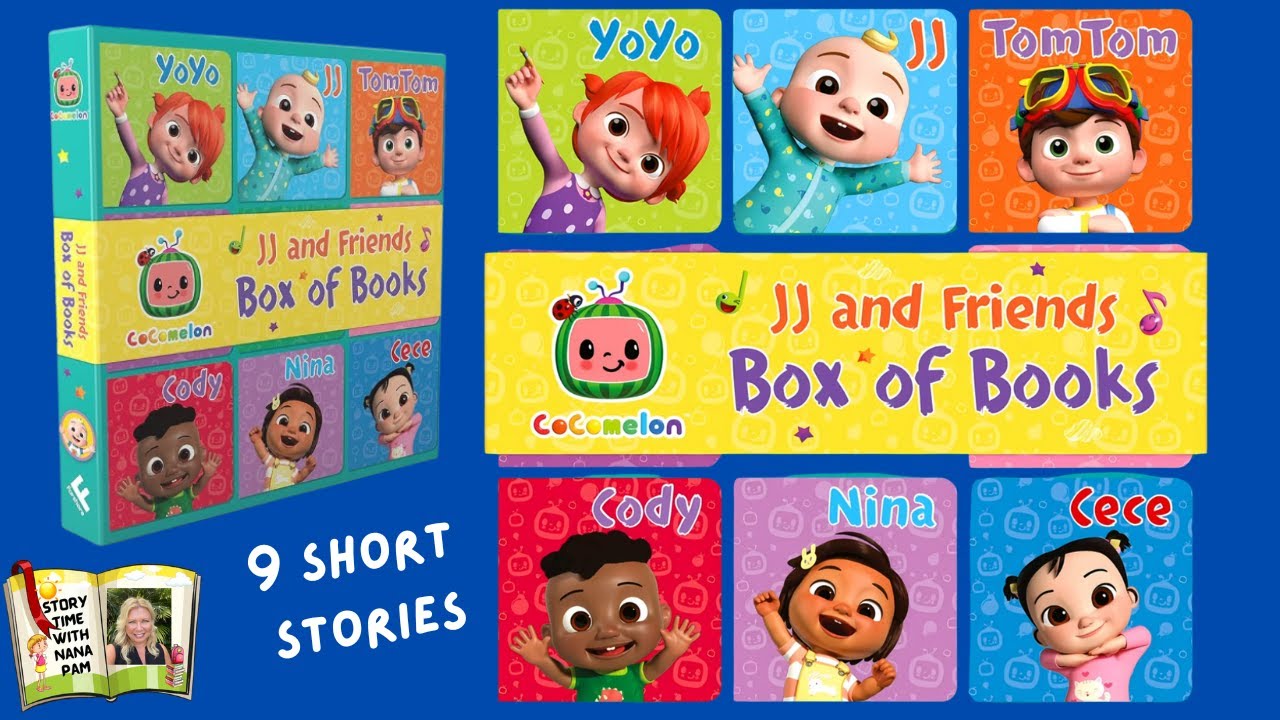 CoComelon | JJ and Friends Box of Books | 9 children and toddler books ...