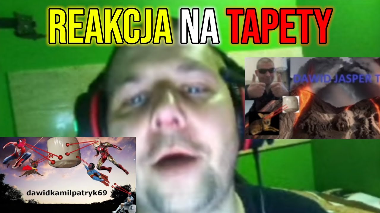 Dawid Jasper reakcja na tapety - YouTube