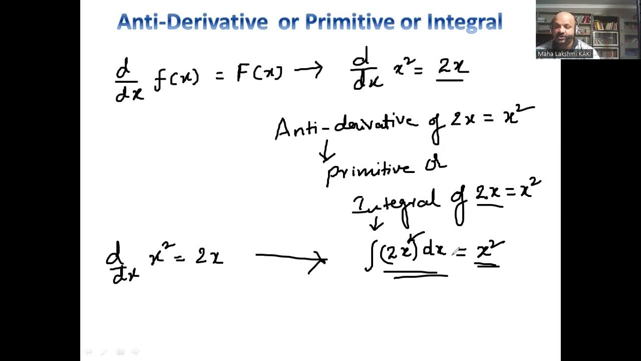indefinite Integration Introduction, Class 1 - YouTube