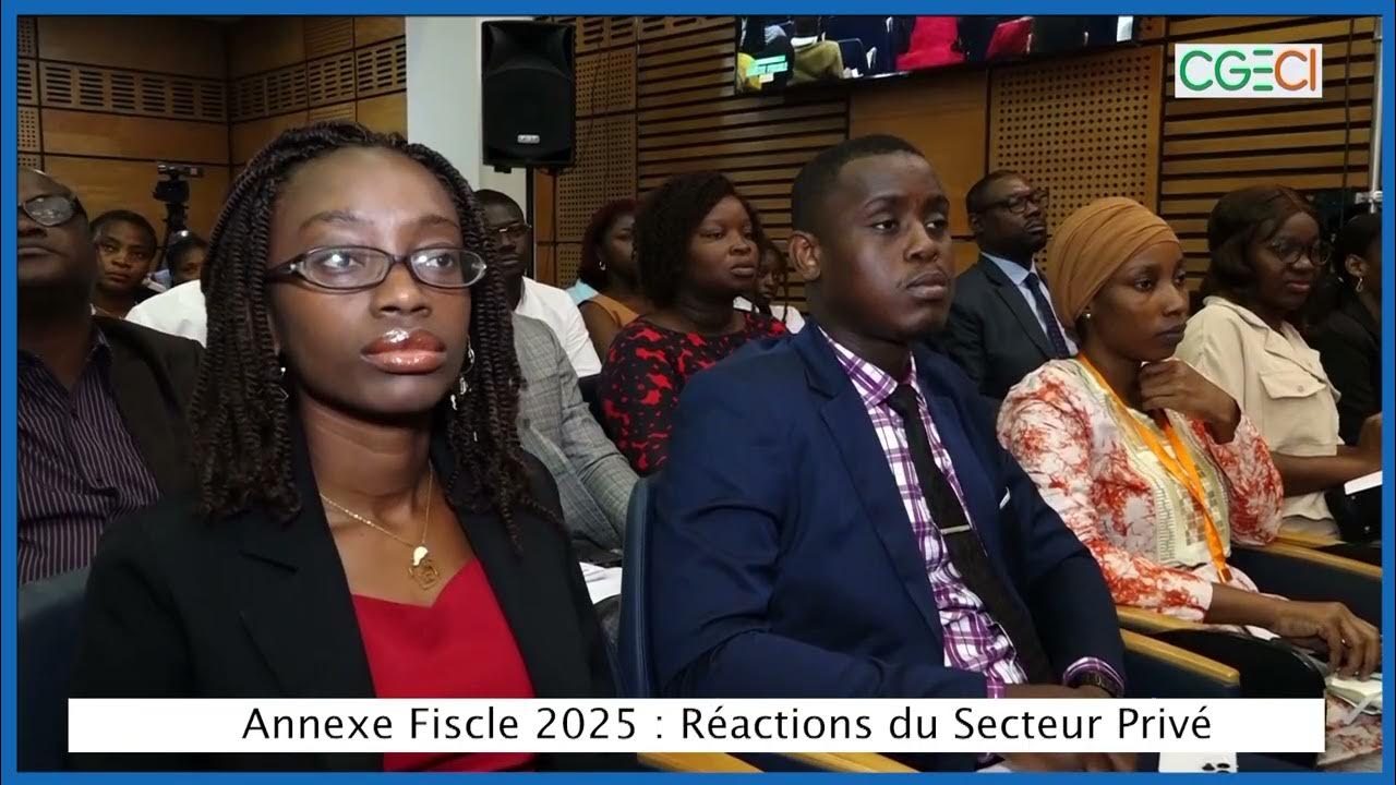 Recap - CGECI ANNEXE FISCALE 2025 - YouTube