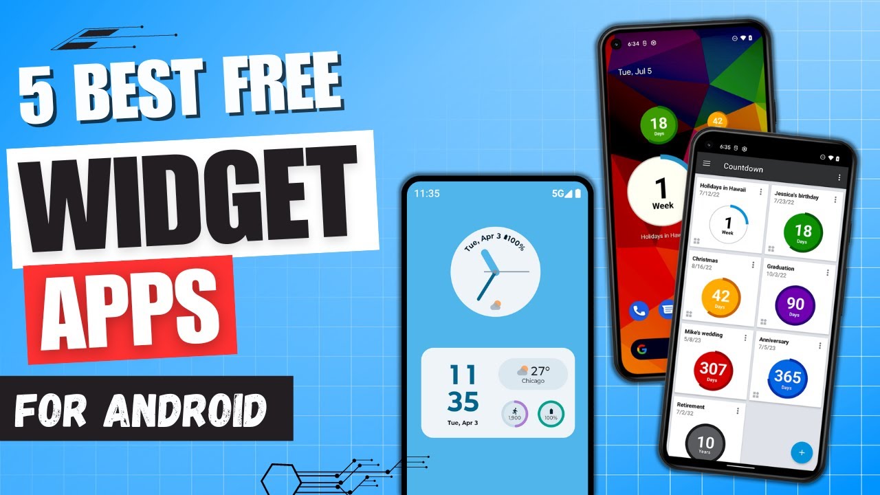 5 Best Widget Apps for Android Free | Aesthetic | Photo | Weather ...