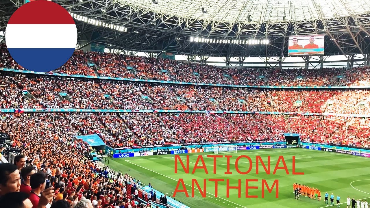 NETHERLANDS National Anthem in stadium at EURO 2020 - YouTube