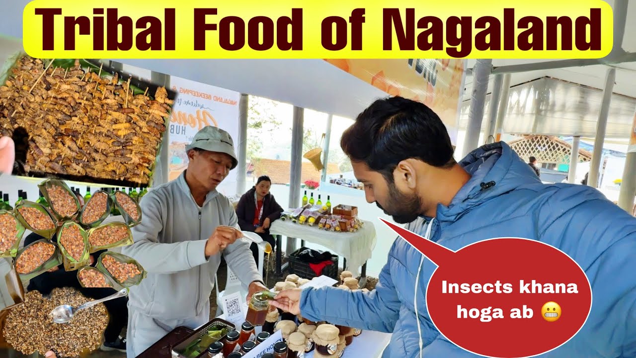 Tribal Food of Nagaland | Insects,Pig,Beef,Etc - YouTube