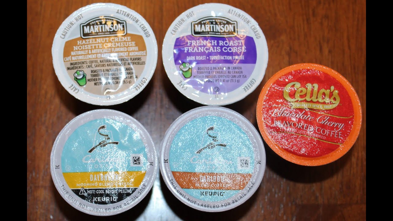 Coffee Martinson Hazelnut & French Roast, Caribou Daybreak & Caribou ...