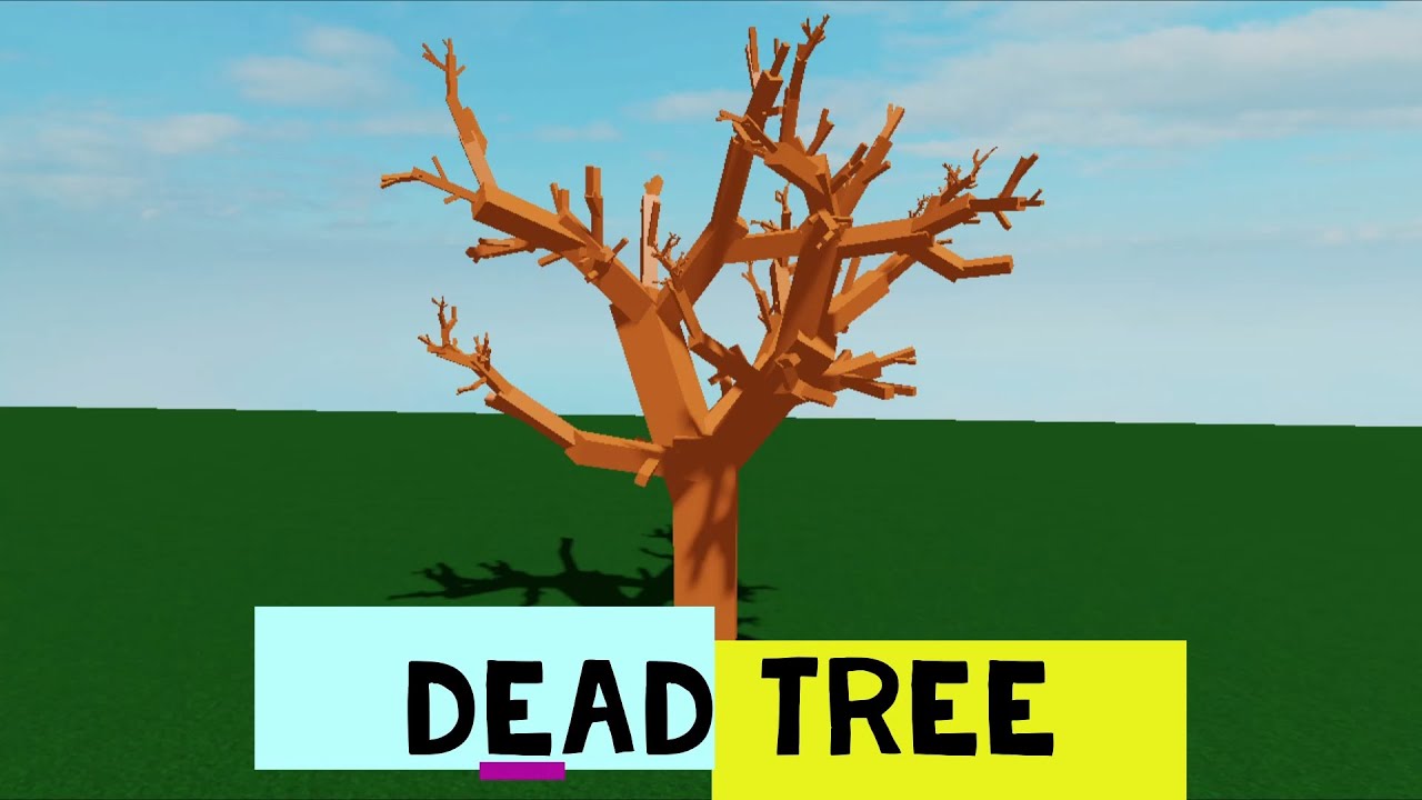 Roblox Studio - dead tree - YouTube