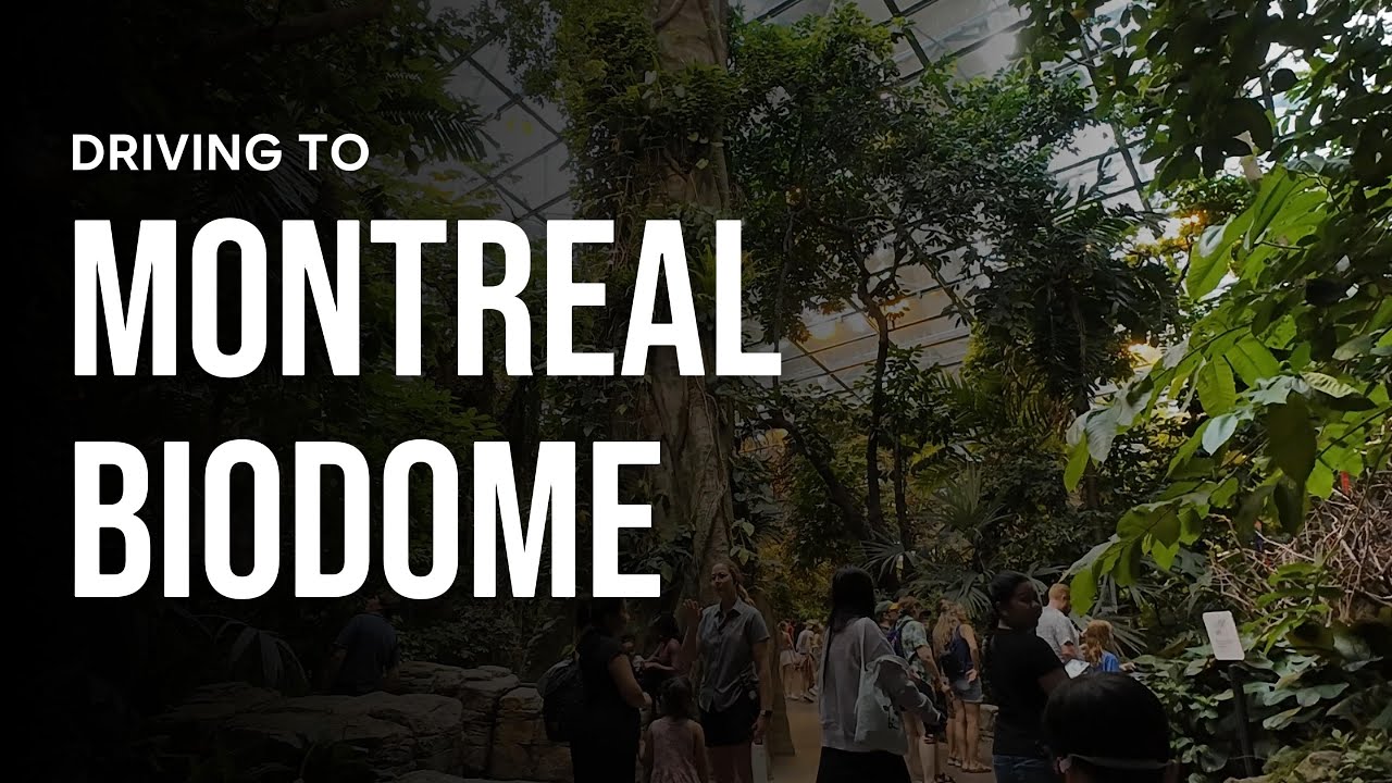 Driving to Montreal Biodome, Quebec - YouTube