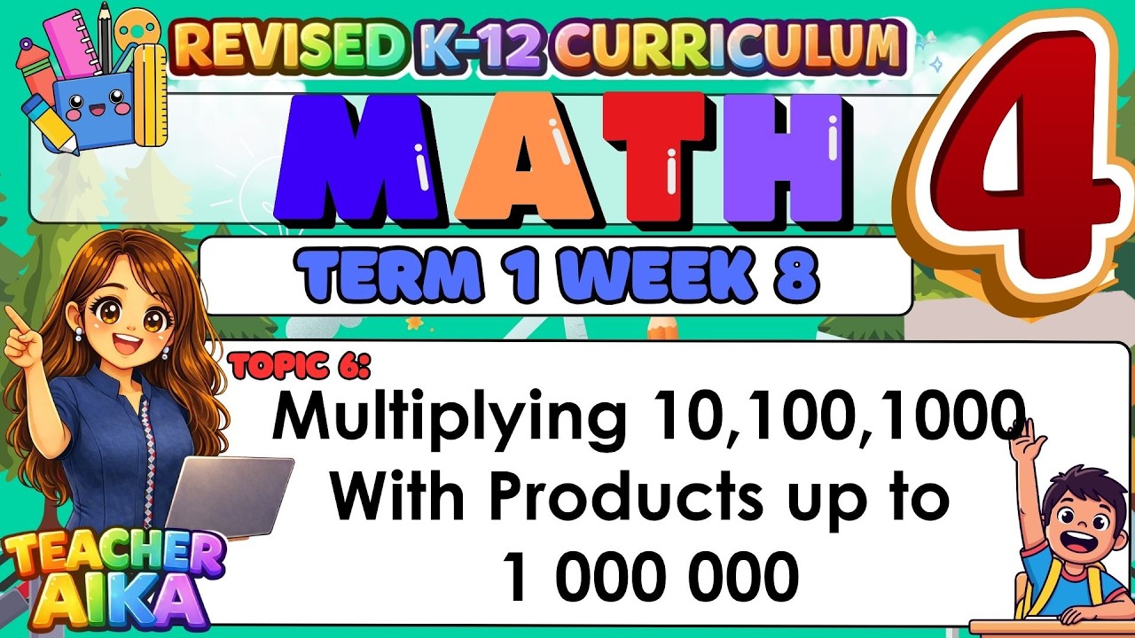 MATATAG MATH 4 Grade4 Quarter1 Lesson1 L6 Estimating Products - YouTube