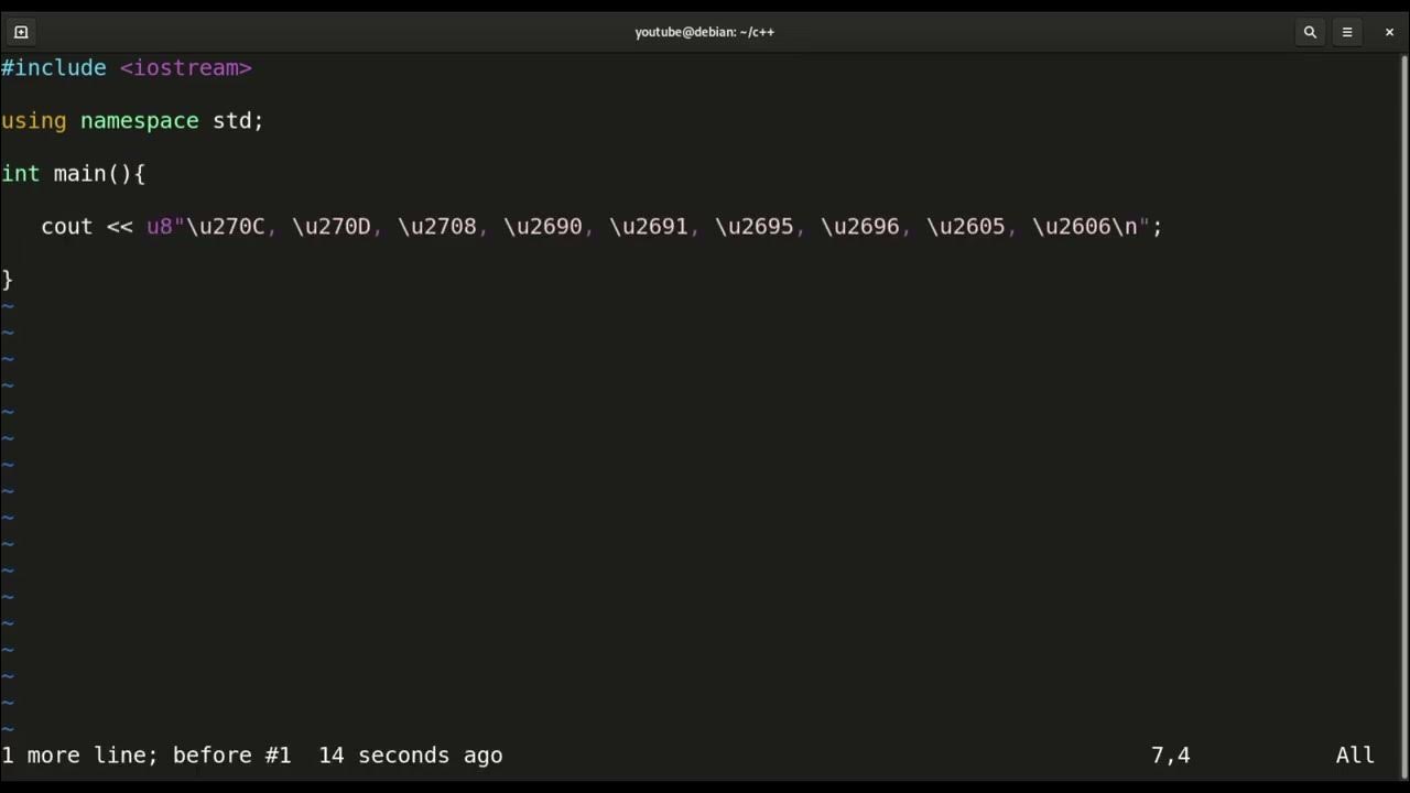 c++ for beginner ep.27 : unicode - YouTube