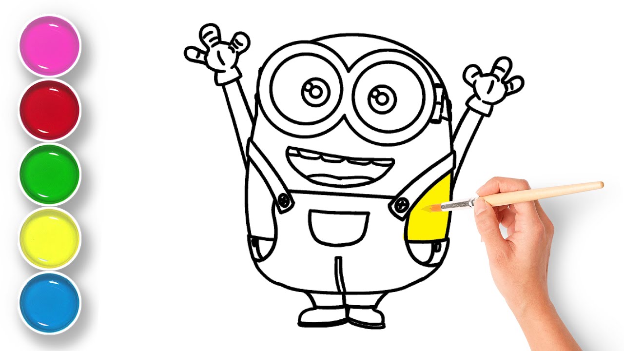 How to DRAW a MINION #27 | Learn Draw & Paint Minions - YouTube