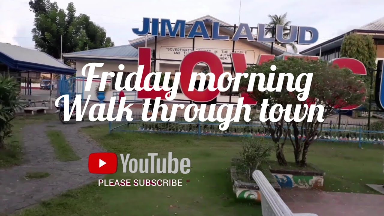 Friday morning walk through town. - YouTube