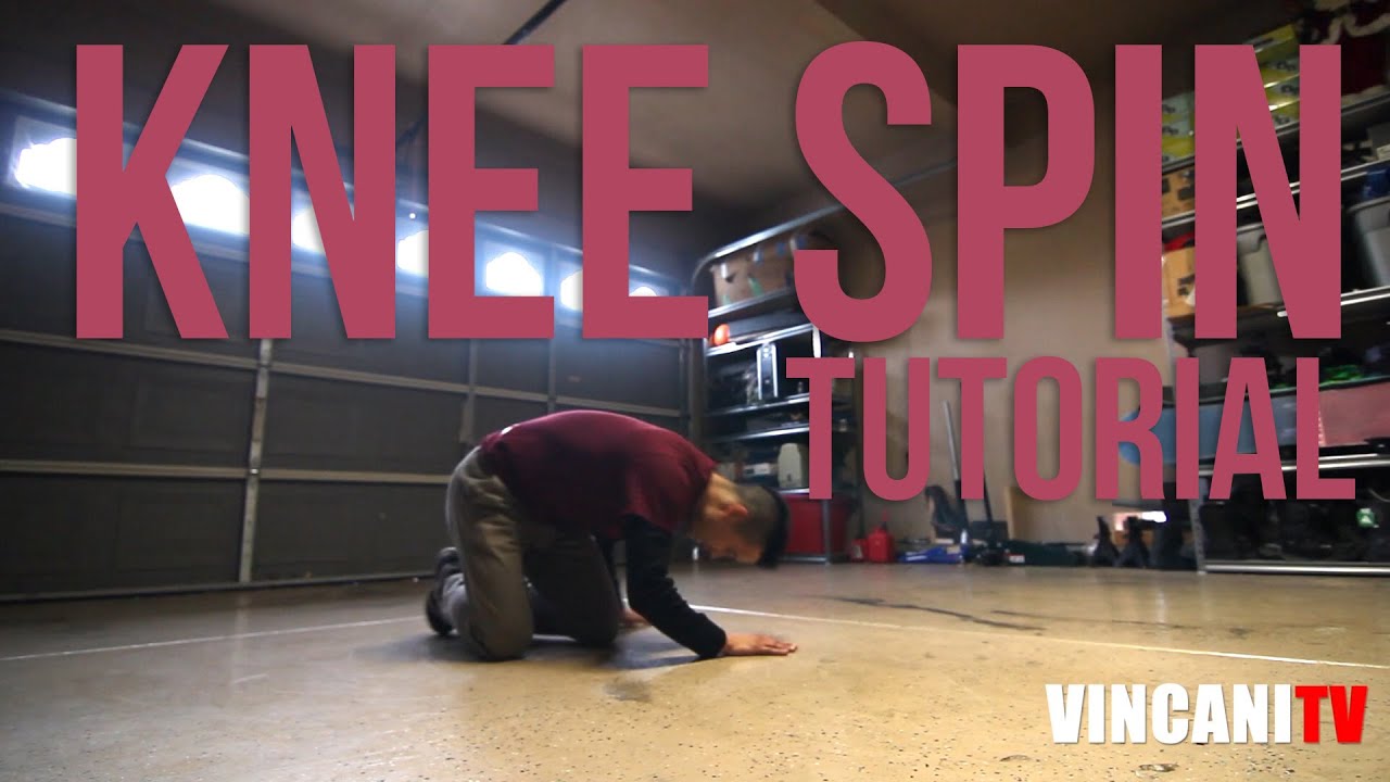 How to Breakdance | Knee Spin | Beginning Breaking Tutorial - YouTube