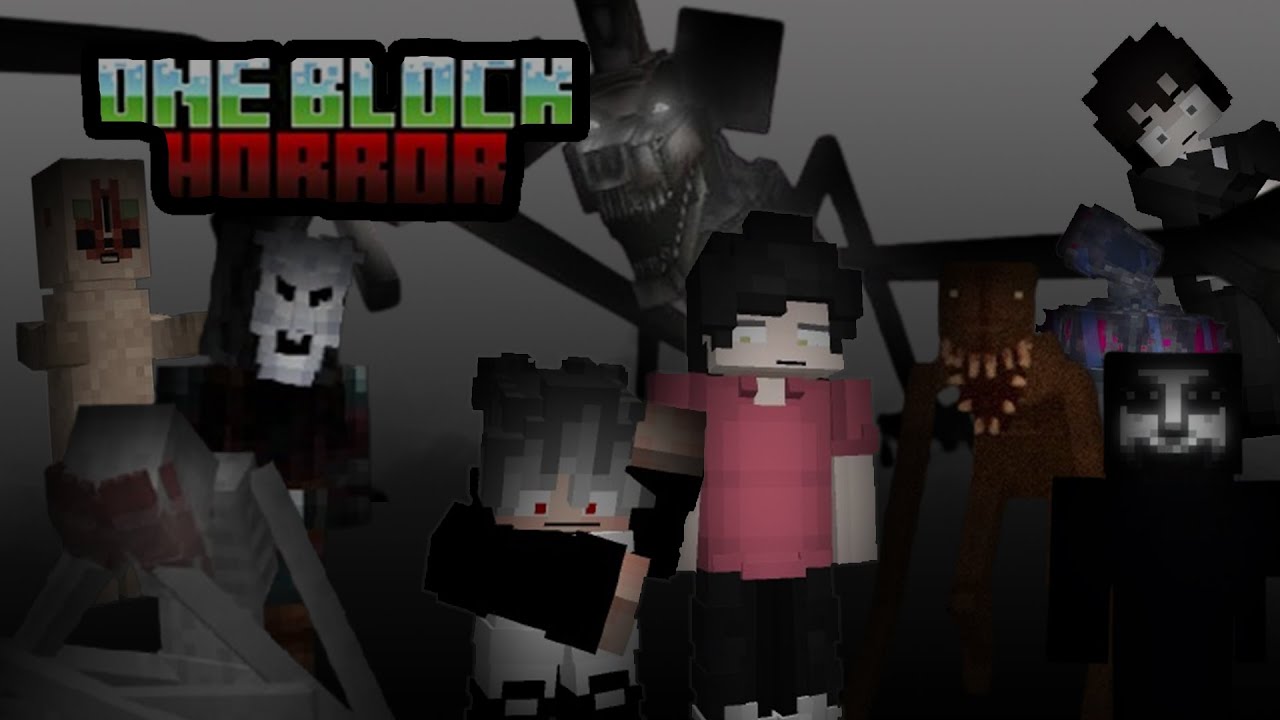 ผีโผล่ยังไม่เท่า แมงมุมวิ่งใส่ Minecraft One Block Horror ฉบับฮาขี้แตก ...