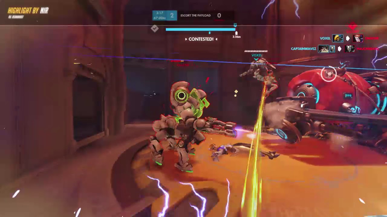 Reinhart pushing payload on Kings Row - YouTube