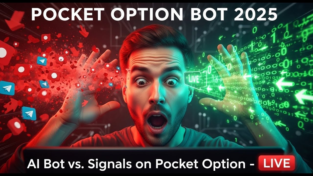 POCKET OPTION BOT 2025: AI Bot vs. Signals on Pocket Option - LIVE ...