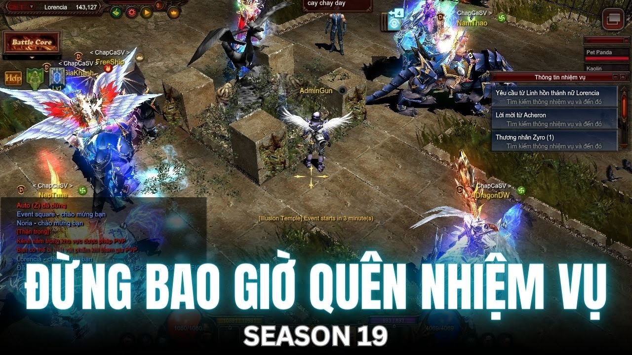 [SEASON 19] Đừng bao giờ quên nhiệm vụ 220 | MU ONLINE SEASON 19 | MU ...