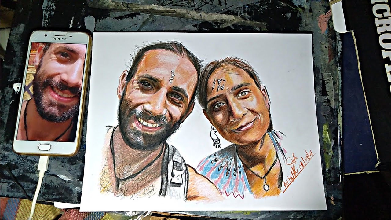 HAPPY REACTION (Time lapse Drawing) - YouTube