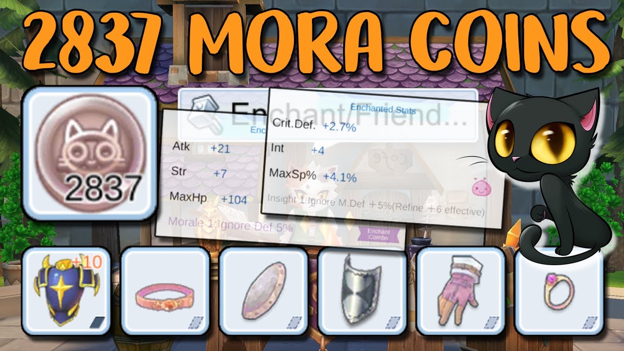2837 MORA COINS, DID WE GET SOMETHING GOOD? LET'S FIND OUT! - RAGNAROK ...