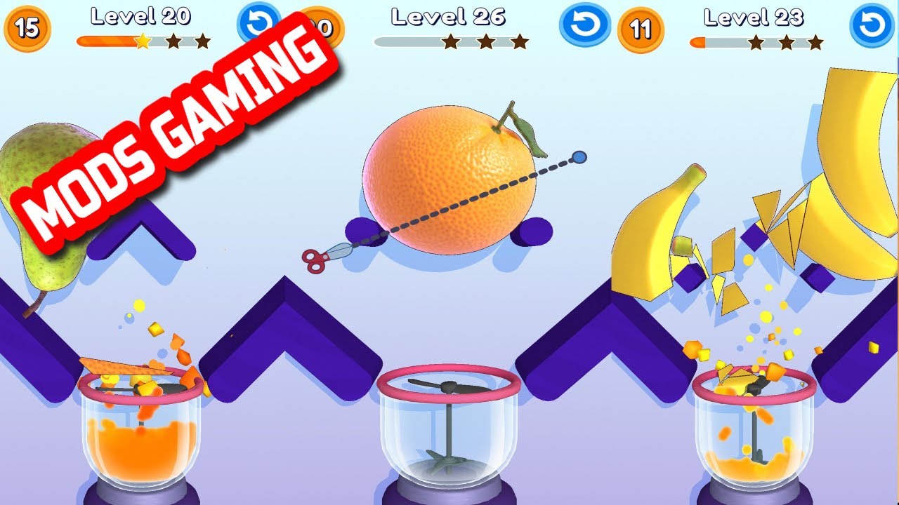 Good Slice Gameplay | Good Slice 100 Levels VOODOO Games - YouTube