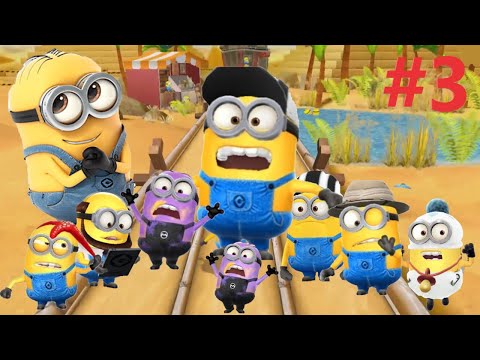 Minion Rush - Gameplay Walkthrough CHAPTER 3 - ALL Mission | FHD [1080 60FPS] (iOS, Android. PC)