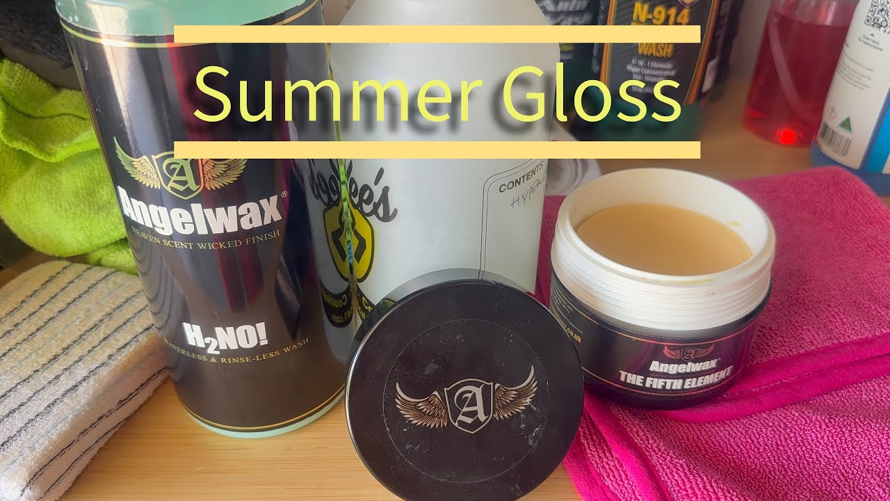 Angelwax Fifth Element Wax/ Summertime Gloss/ Car care/ Auto Detailing ...