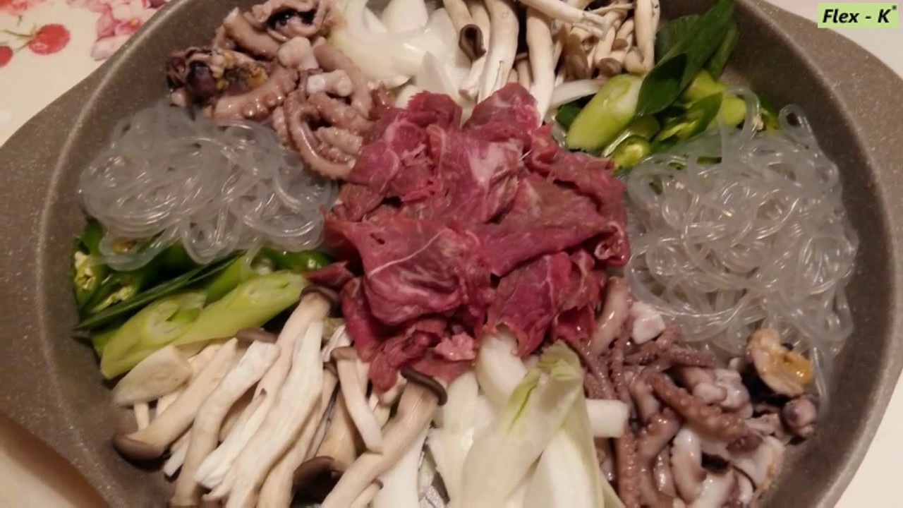 불낙전골(Bulnak-jeongol) Korean food recipe casserole - YouTube
